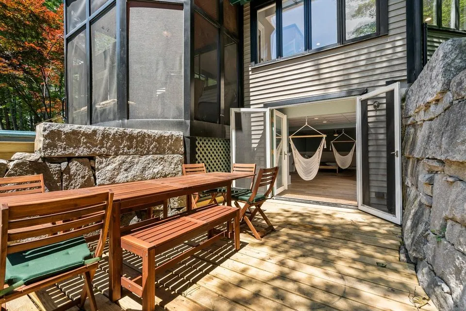 Cliff House at Tonella King Quarry | Milford NH Luxury Scenic Retreat